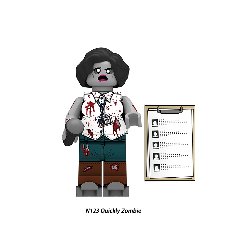 Horror Series Zombie Minifigs Bricks Kits Kids Birthday Toys