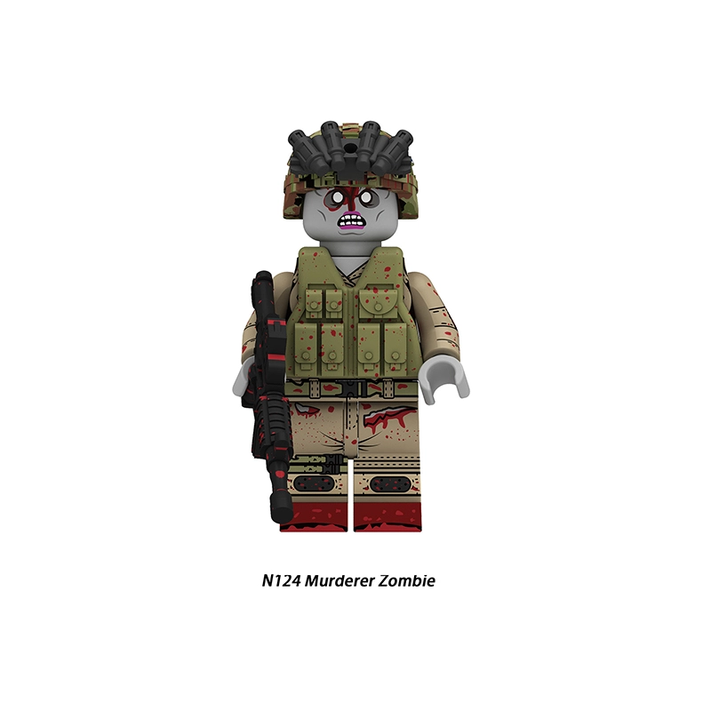 Horror Series Zombie Minifigs Bricks Kits Kids Birthday Toys