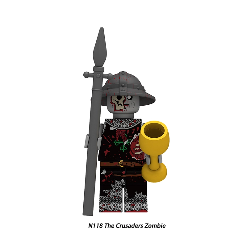 Horror Series Zombie Minifigs Bricks Kits Kids Birthday Toys