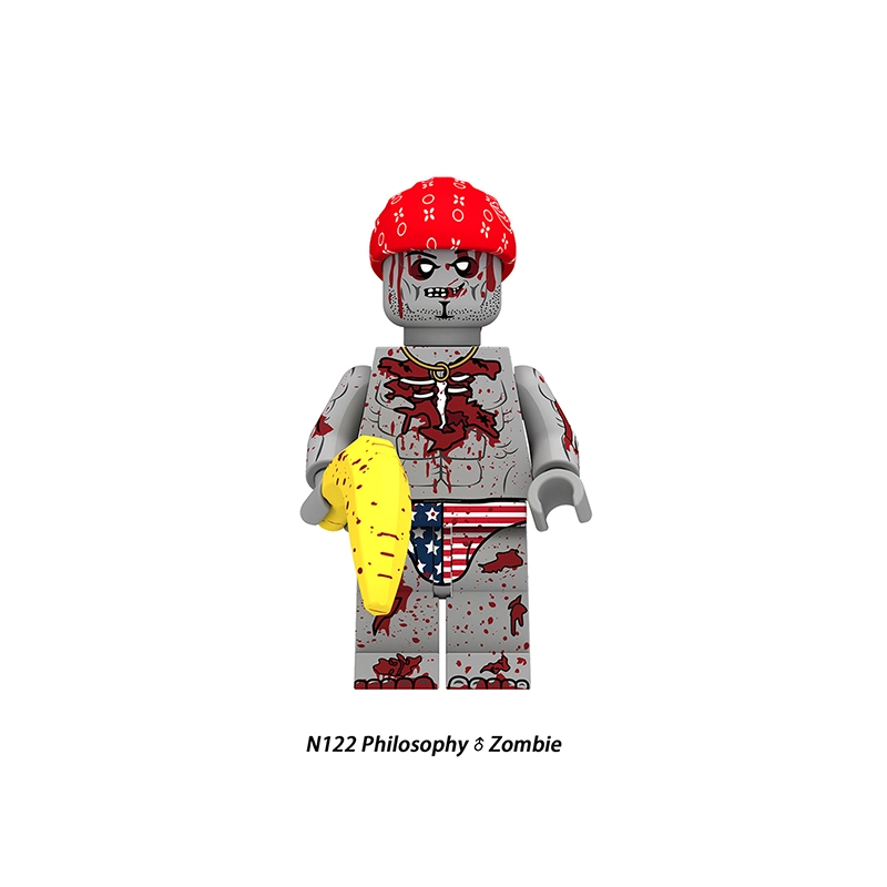 Horror Series Zombie Minifigs Bricks Kits Kids Birthday Toys