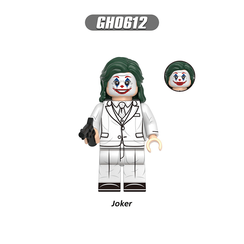 DC Superhero Joker Harley Quinn Minifigs Compatible Kids Bricks Kits