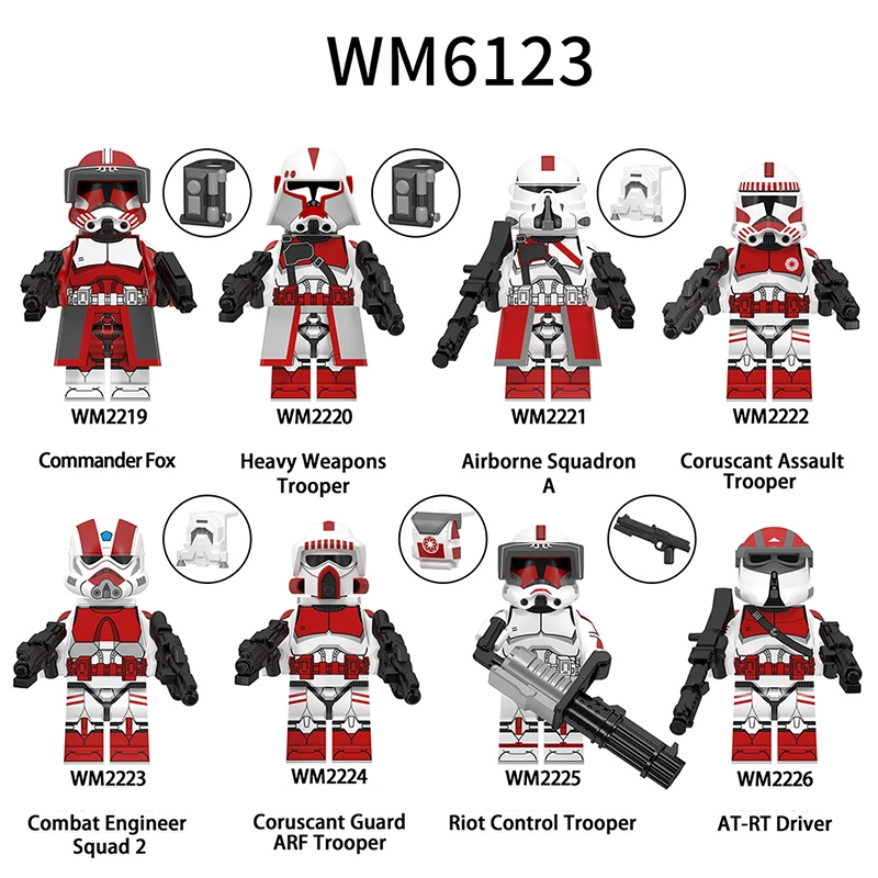 Star Wars Series Action Figures Bricks Gun Weapon Accessories Compatible