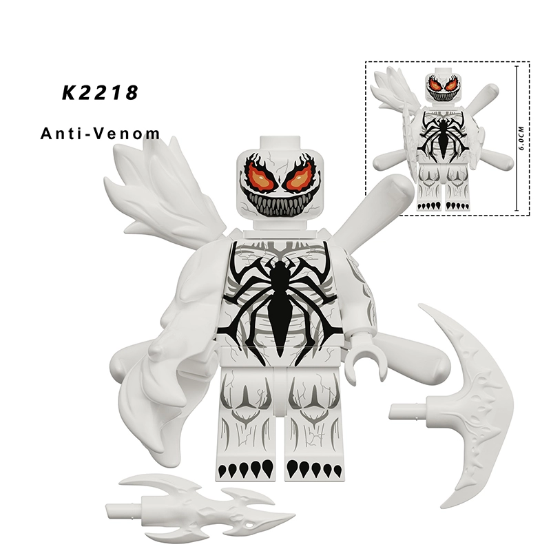 American Superheroes Riot Anti Venom Minifigs Bricks Kits Kids Gifts