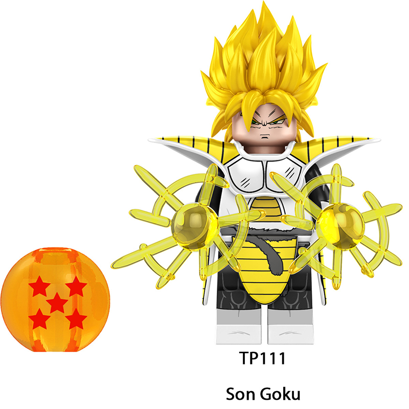 Japan Anime Dragoned Ball Tranx Son Goku Bricks Kids Toys Compatible