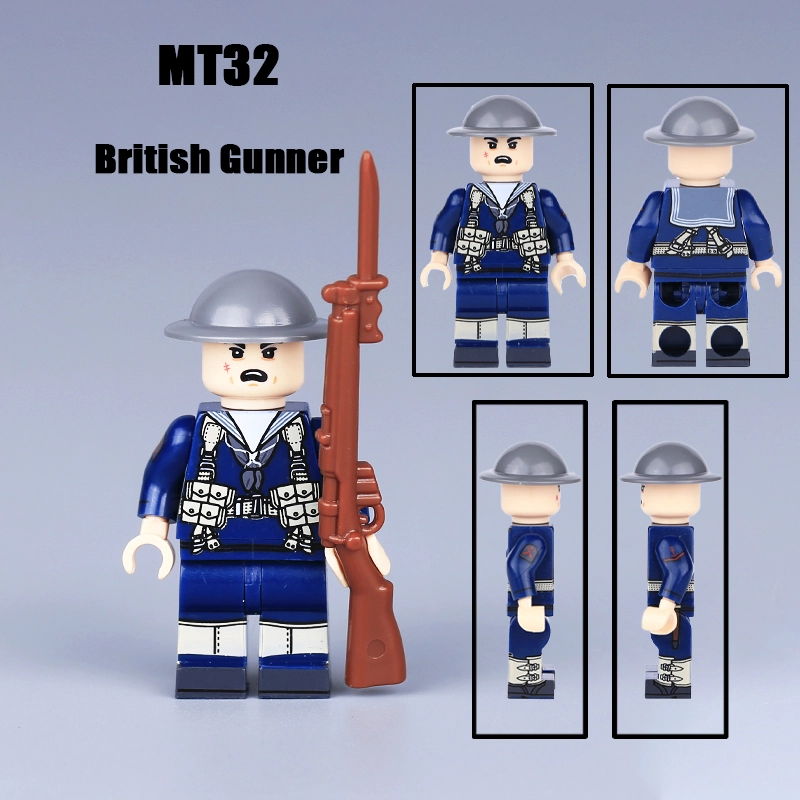 WW2 British Airborne Parachute Regiment Sergeant Minifigs Bricks Compatible