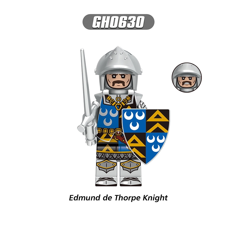 Medieval Soldiers Knight Military Minifigs Bricks Horse Kids Kits