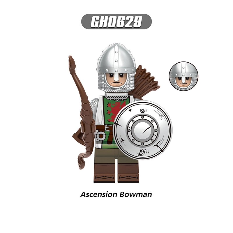 Medieval Soldiers Knight Military Minifigs Bricks Horse Kids Kits