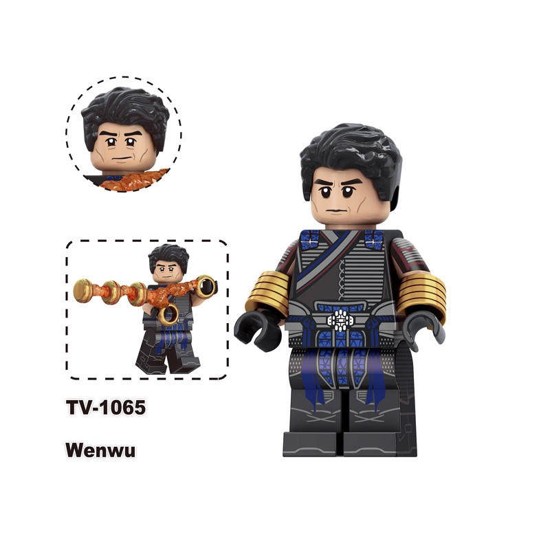 DC Marvel Superhero Shang-Chi Wanda Maximoff Minifigs Compatible