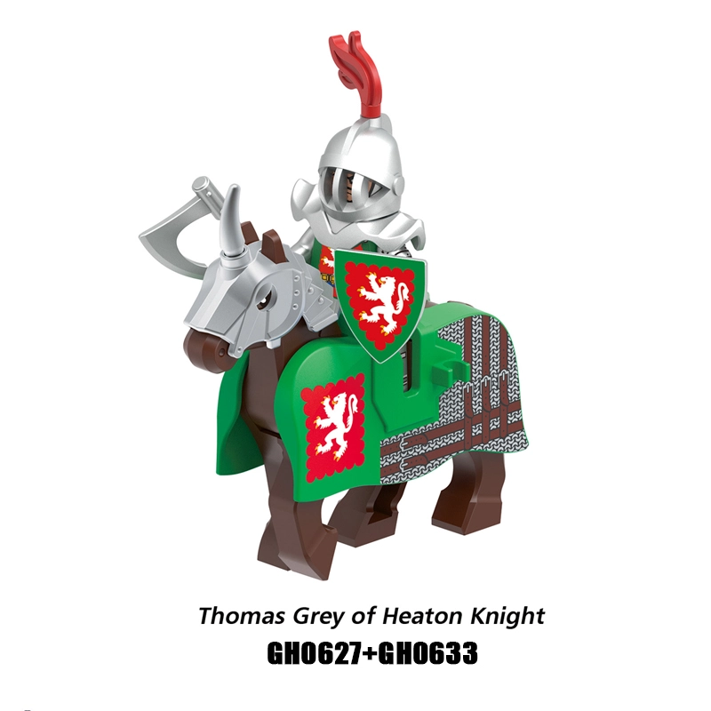 Medieval Soldiers Knight Military Minifigs Bricks Horse Kids Kits