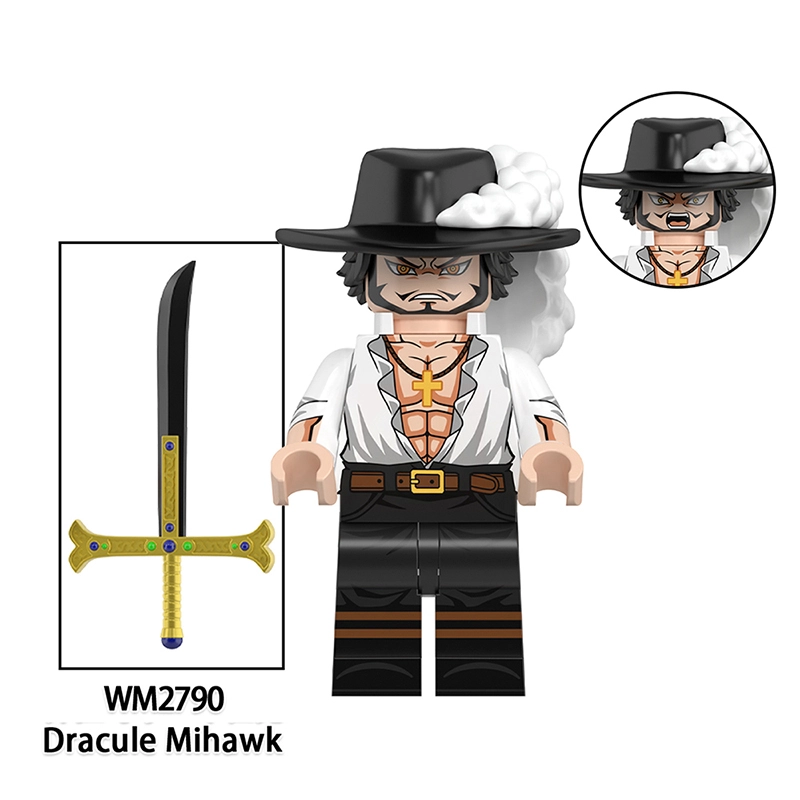 Japanese Anime Game Sir Crocodile Bricks Kits Marco Minifigs Kids Toys
