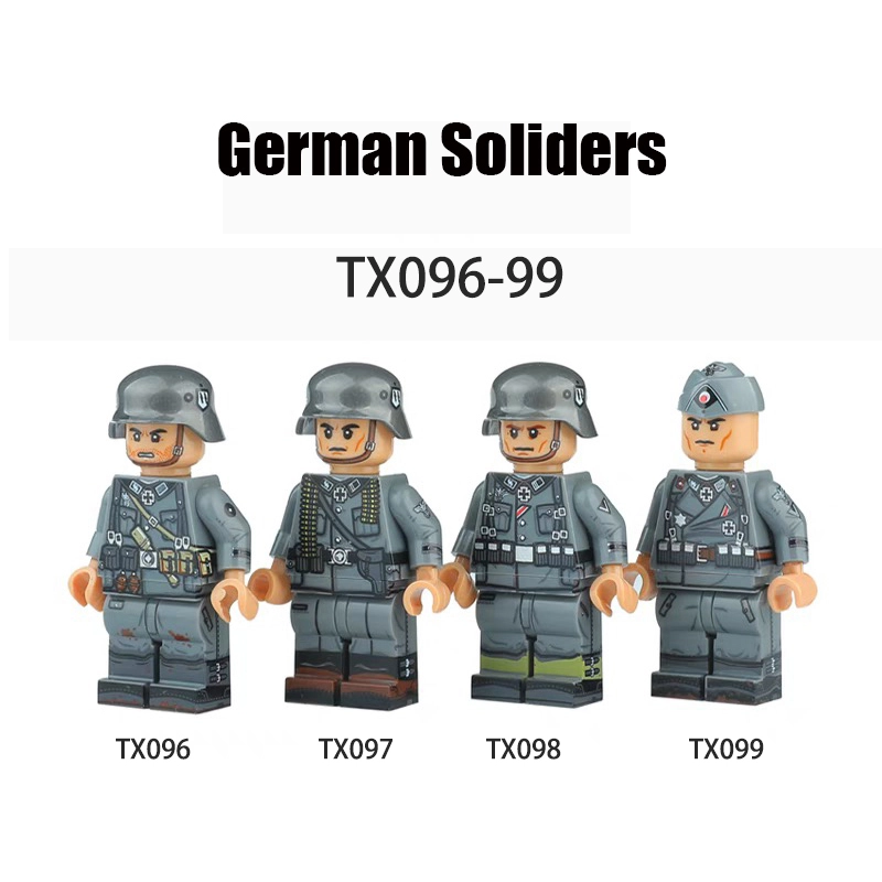 WW1 German Army Minifigs Compatible Bricks Kits Kids Boys Gifts