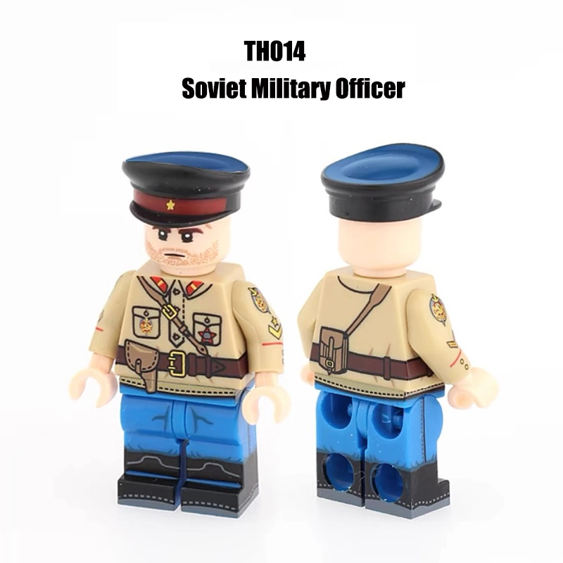 Military Soviet Infantry Gun Weapon Minifigs Bricks Kits Compatible