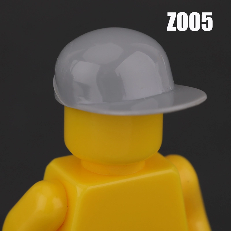 Moc Meatball head Hat Soldier Helmet Accessories Parts Compatible