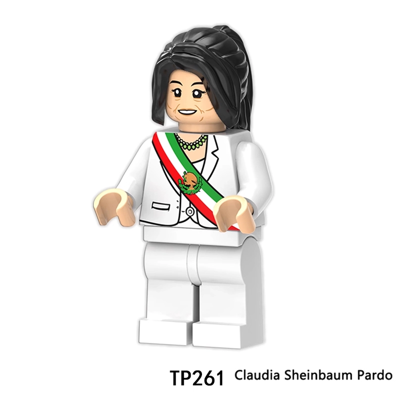 Donald Trump Andres Manuel Lopez Obrador Kids Bricks Kits Compatible