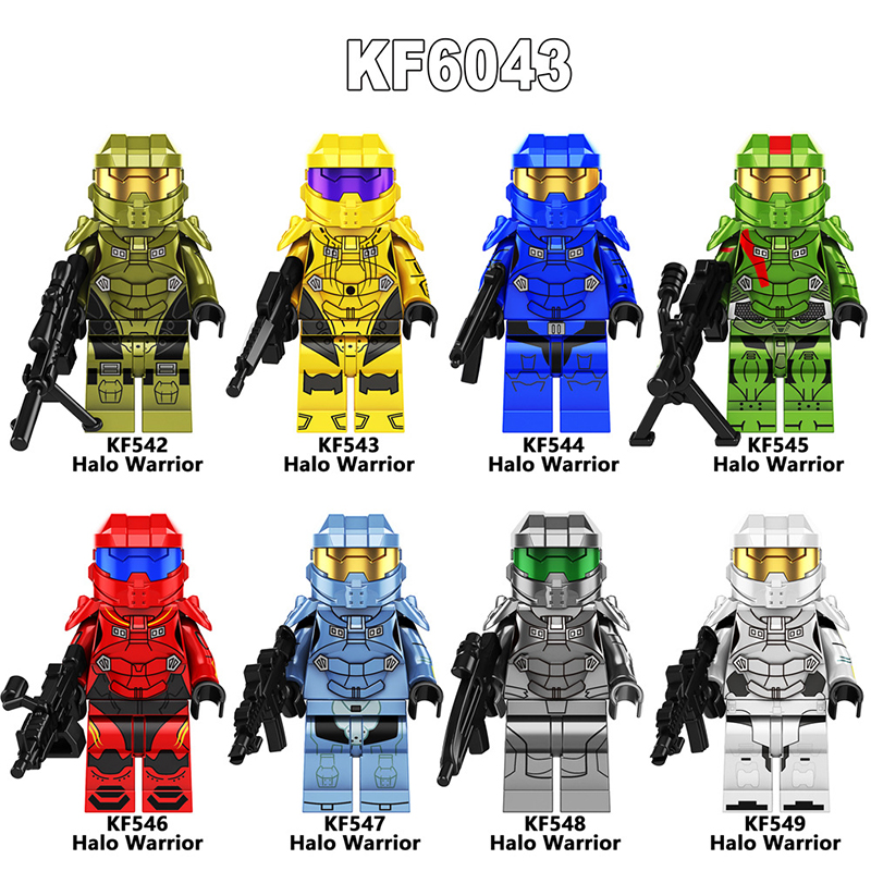 Star War Halo Warrior Weapon Action Figures Bricks
