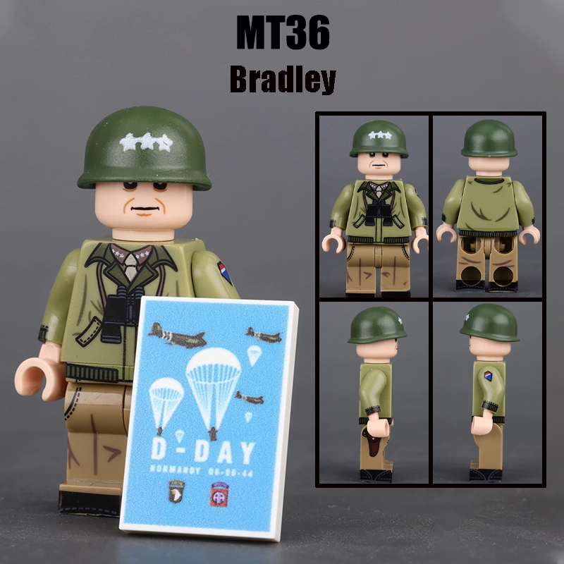 Military WW2 French Infantry Minifigs Bricks Kits Compatible