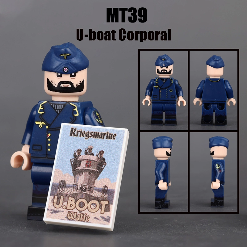 Military WW2 French Infantry Minifigs Bricks Kits Compatible