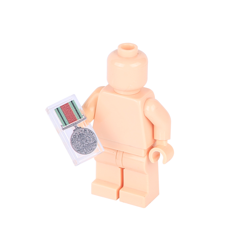 Military Silver Medal of Italian Military Valor Compatible Kids Bricks