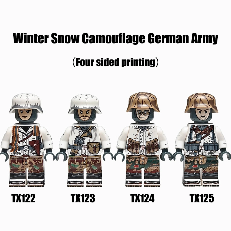 Military American officers 98K Minifigs Bricks Kits Compatible