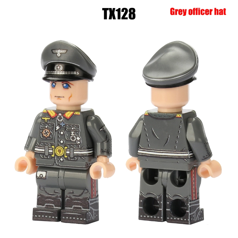 Military Soviet Marshal Officer Model Gun Weapon Minifigs Bricks Kits ...
