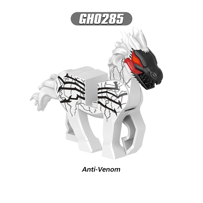 DC Comics Marvel Super Anti-Venom Riot Minifig Horse Toy Compatible
