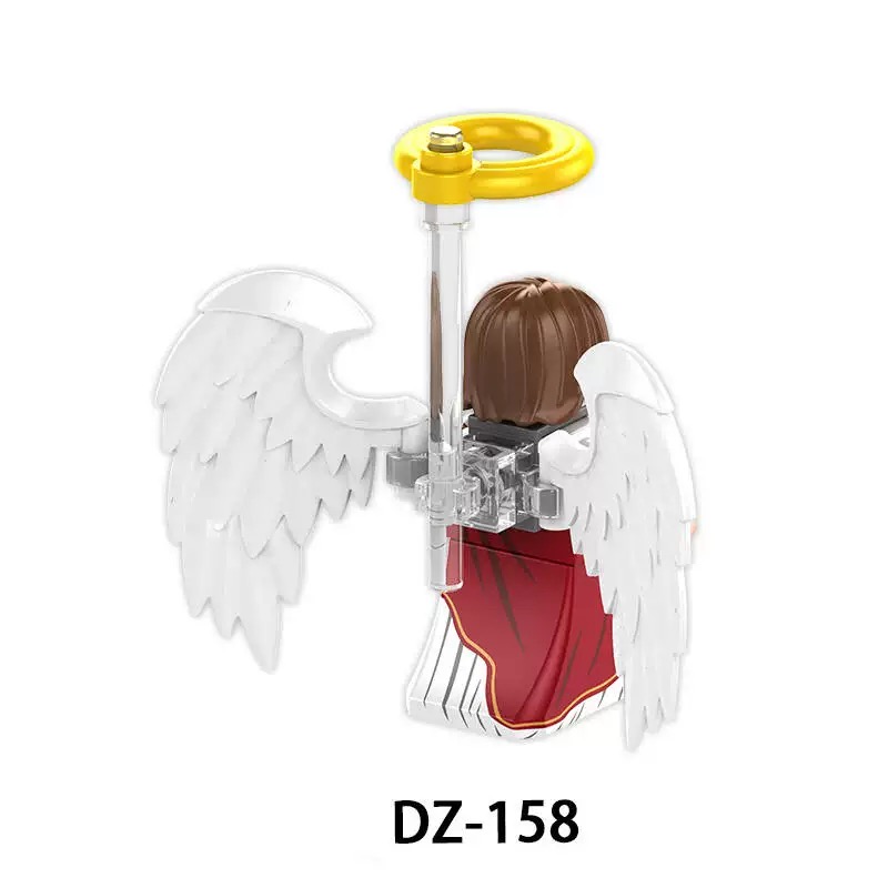 DZ158 Cartoon Series Jesus Jesus Angel Minifigs Building Block Bible ...