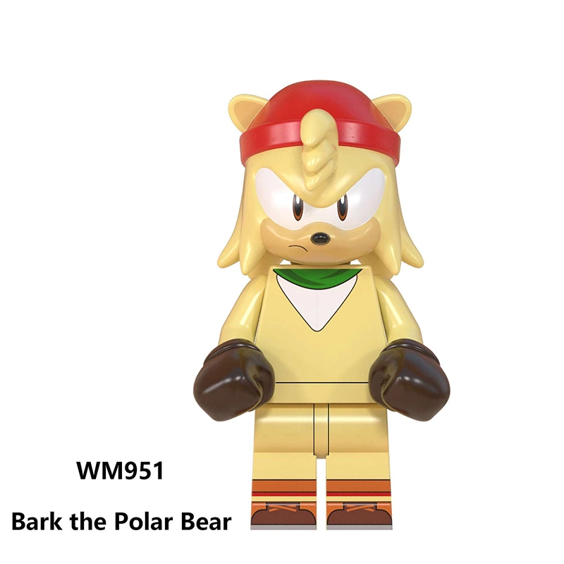 Bark the Ploar Bear Sonic Boom Anime Bricks Bricks Compatible