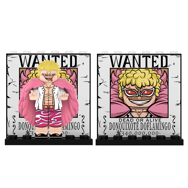Japanese Anime Dracule Mihawk Ace Action Figure Bricks Luffy Compatible