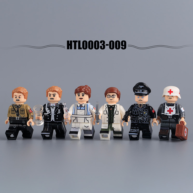 WW2 German Office SS formal dress officer Minifig Bricks Compatible