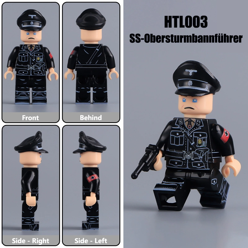 WW2 German Office SS formal dress officer Minifig Bricks Compatible