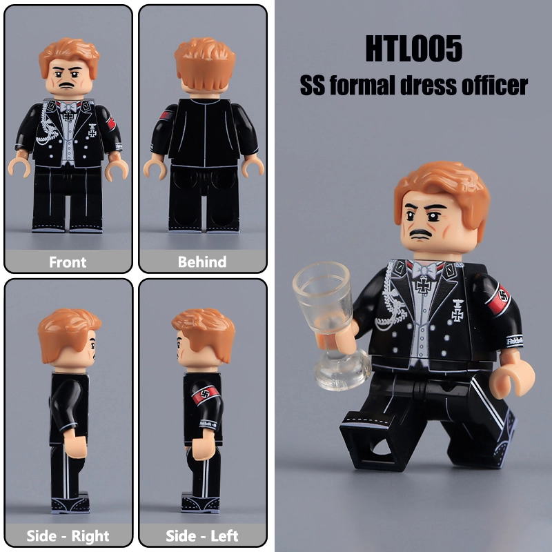 WW2 German Office SS formal dress officer Minifig Bricks Compatible
