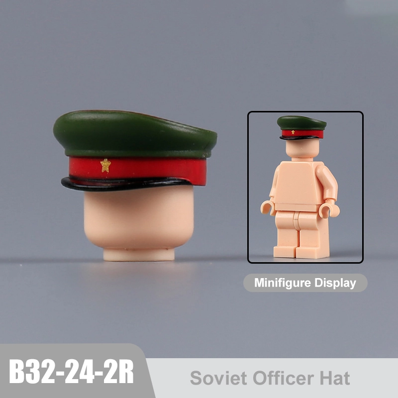 WW2 Military Soviet British Soldier Helmet Building Blocks Medical ...