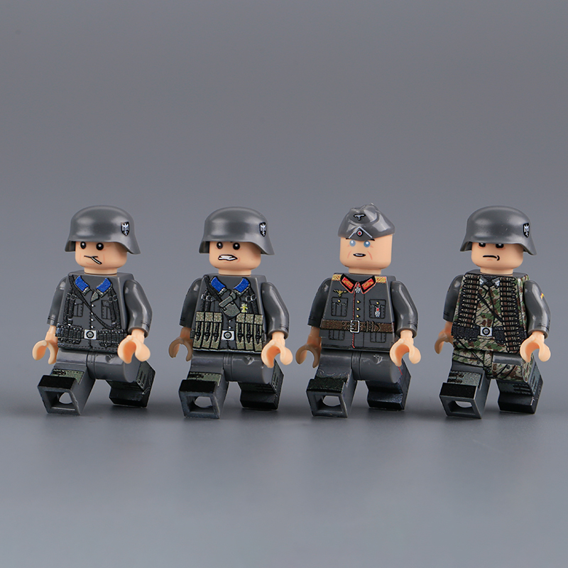 WW2 German Office SS formal dress officer Minifig Bricks Compatible