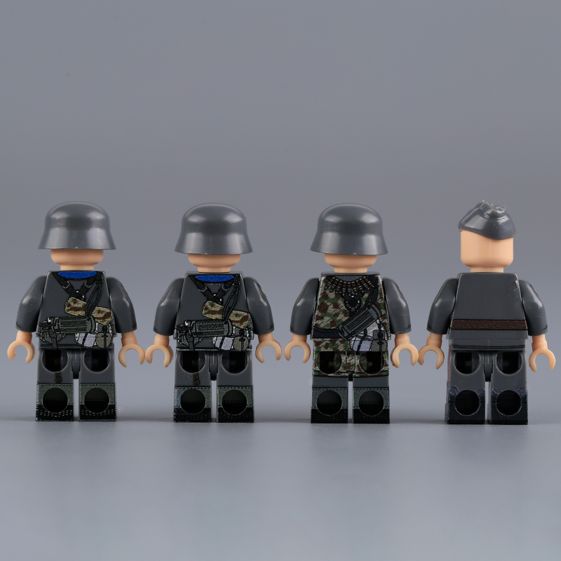 WW2 German Office SS formal dress officer Minifig Bricks Compatible