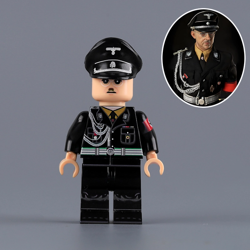 German Office MinifigsReichsführer-SS UV Printed Heinrich Himmler Bricks