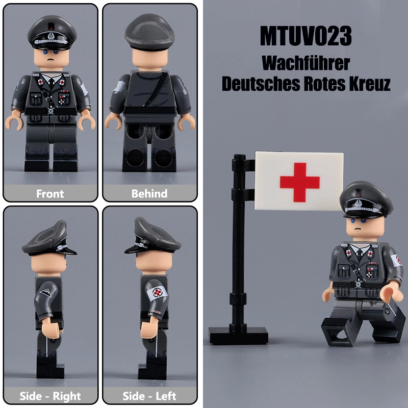 German Office MinifigsReichsführer-SS UV Printed Heinrich Himmler Bricks