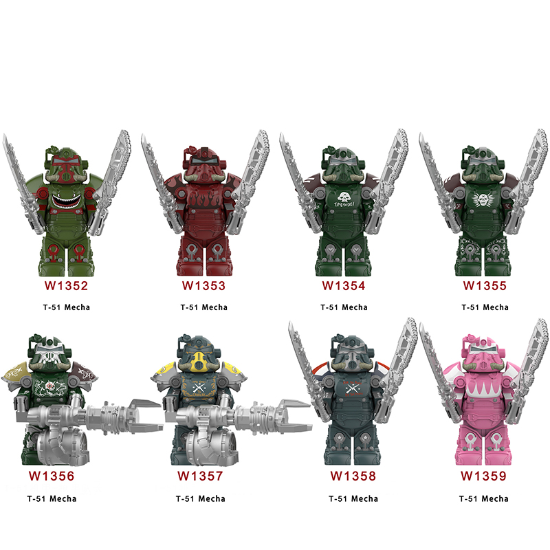 Game radiation robots Power Armor Figure Toys War Motorcycle Kids Gifts