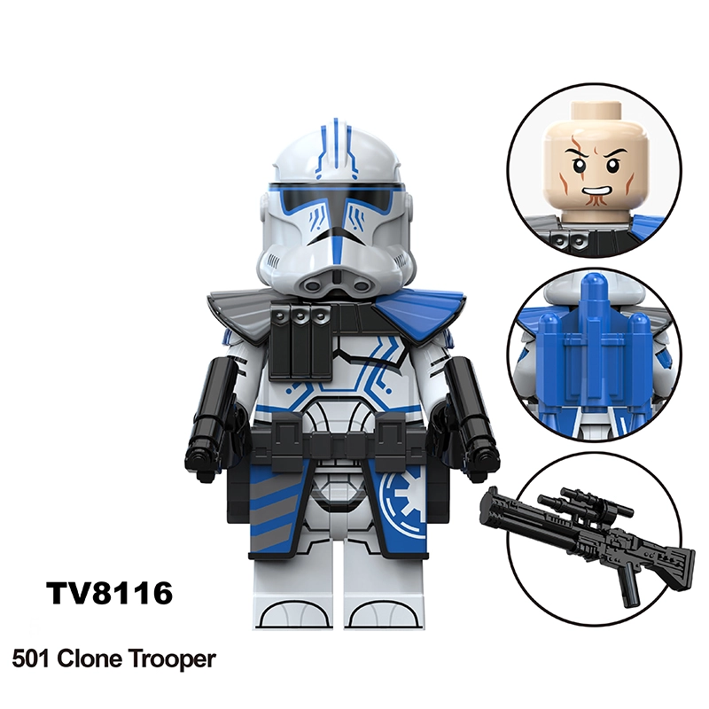 Star Wars Series Minifig Bricks Luke Palpatine Trooper Spark Children