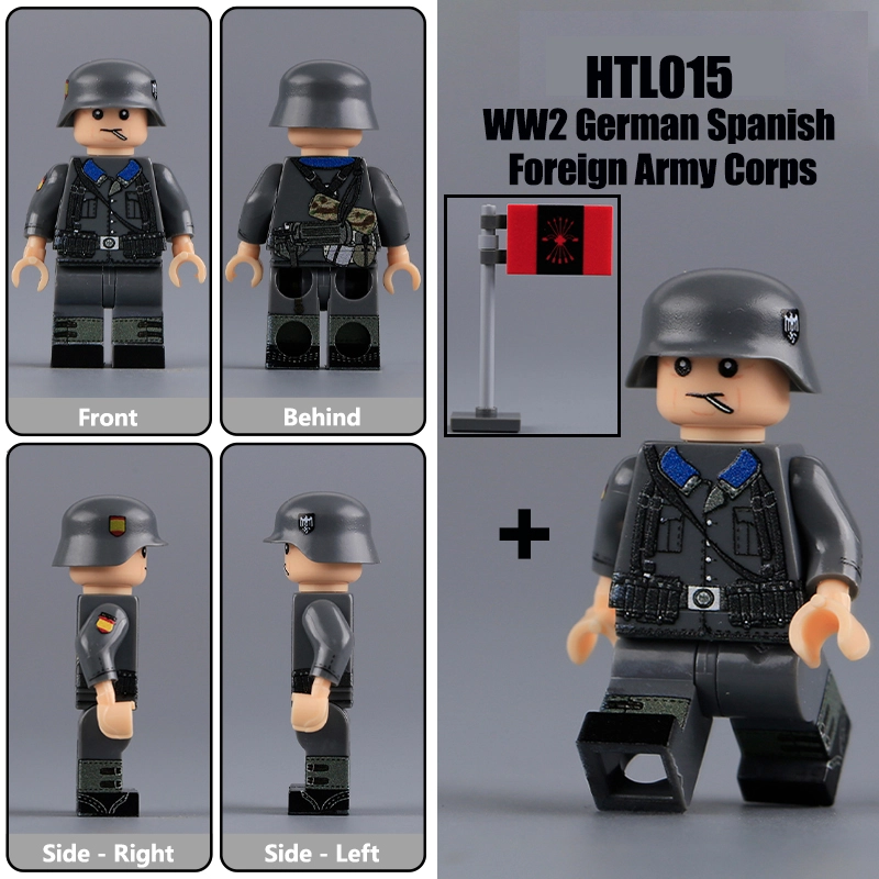 WW2 German Office SS formal dress officer Minifig Bricks Compatible
