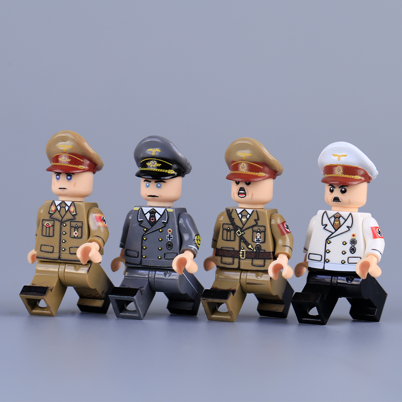 German NSDAP Uniform Hitler Minifigs Bricks Accessories Parts Compatible