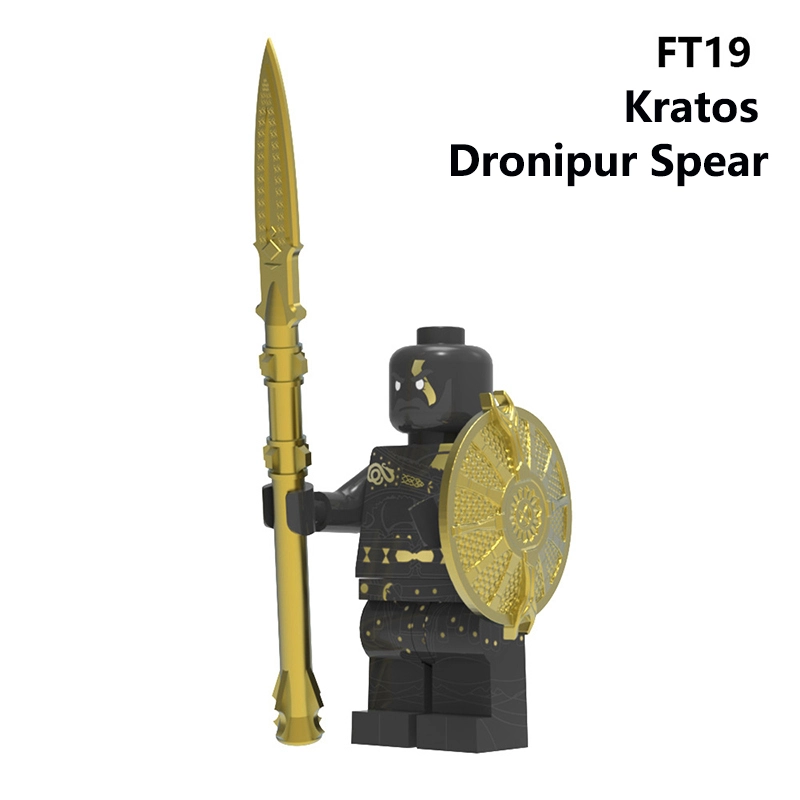 God of War Game Series Kratos Minifigs Bricks Compatible Parts Army