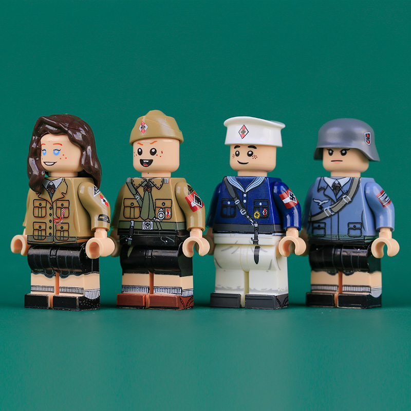 WW2 League of German Maidens German Solider Bricks War Military Compatible
