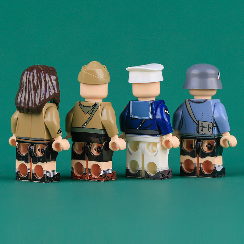 WW2 League of German Maidens German Solider Bricks War Military Compatible