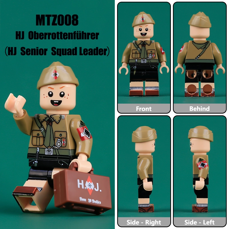 WW2 League of German Maidens German Solider Bricks War Military Compatible
