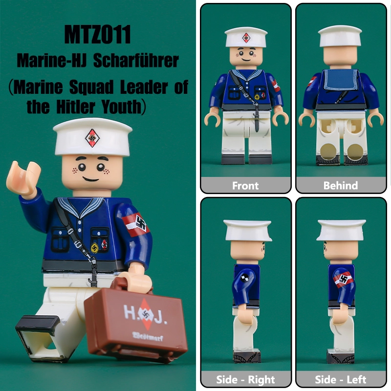 WW2 League of German Maidens German Solider Bricks War Military Compatible