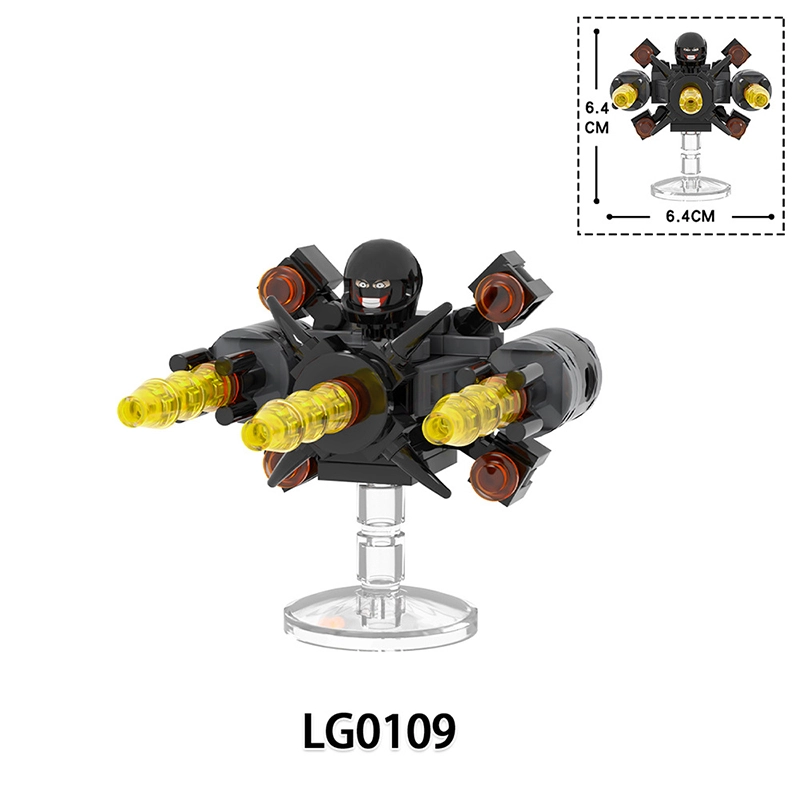 Web Anime Series Drillmen Minifigs Bricks Accessories Children Gifts