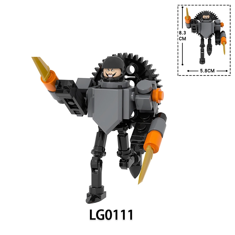 Web Anime Series Drillmen Minifigs Bricks Accessories Children Gifts