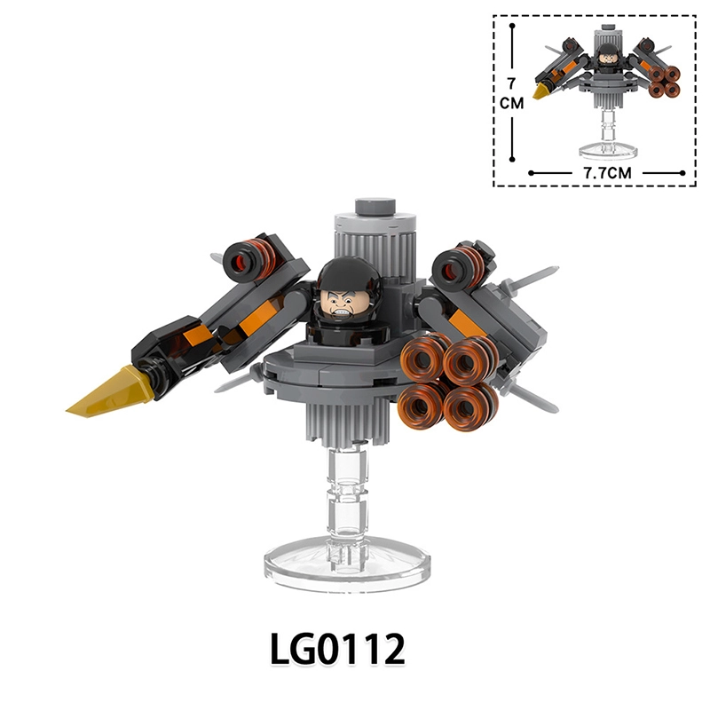 Web Anime Series Drillmen Minifigs Bricks Accessories Children Gifts