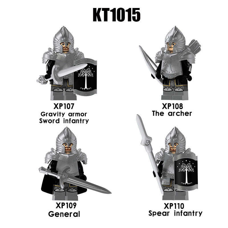 Game Of Thrones Series Minifigs Bricks Accessories Weapon Helmet Cloak