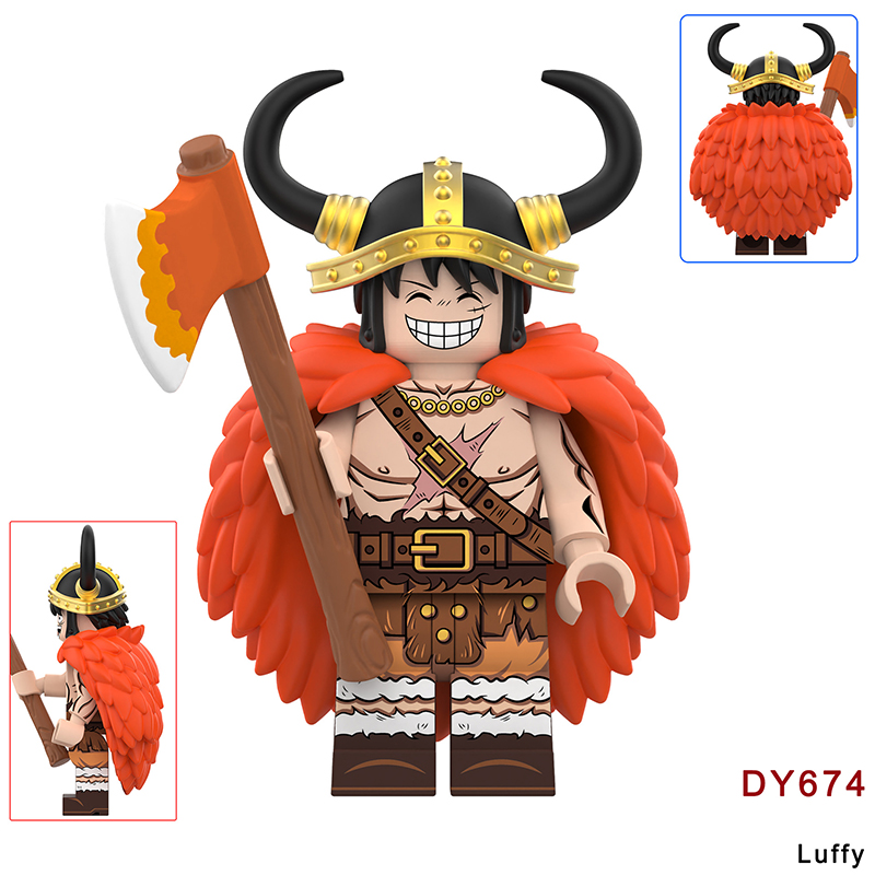 One Piece Series Luffy Ace Mini Anime Dracule Mihawk Bricks Compatible